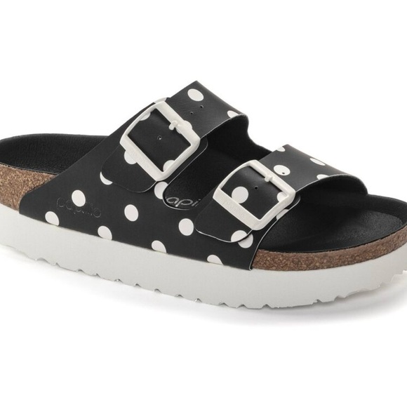 Papillio | Shoes | Womens Papillio Arizona Style Black And White Polka ...